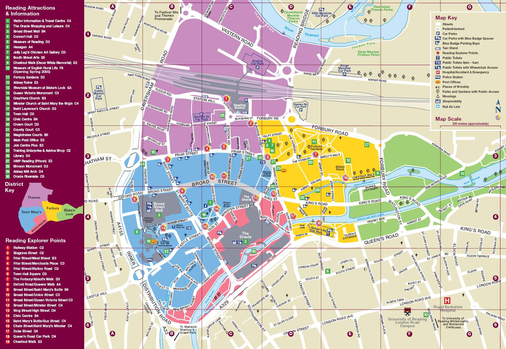 Large Reading Maps For Free Download And Print High Resolution And