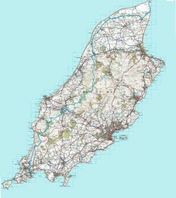 Interactive Map of Isle Of Man - Search Touristic Sights. Hiking and ...