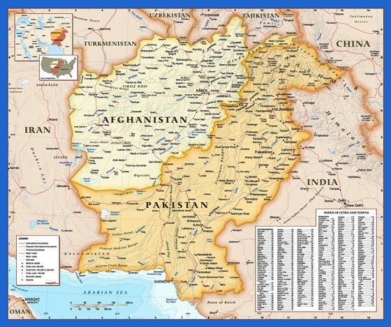Afghanistan Maps | Printable Maps of Afghanistan for Download